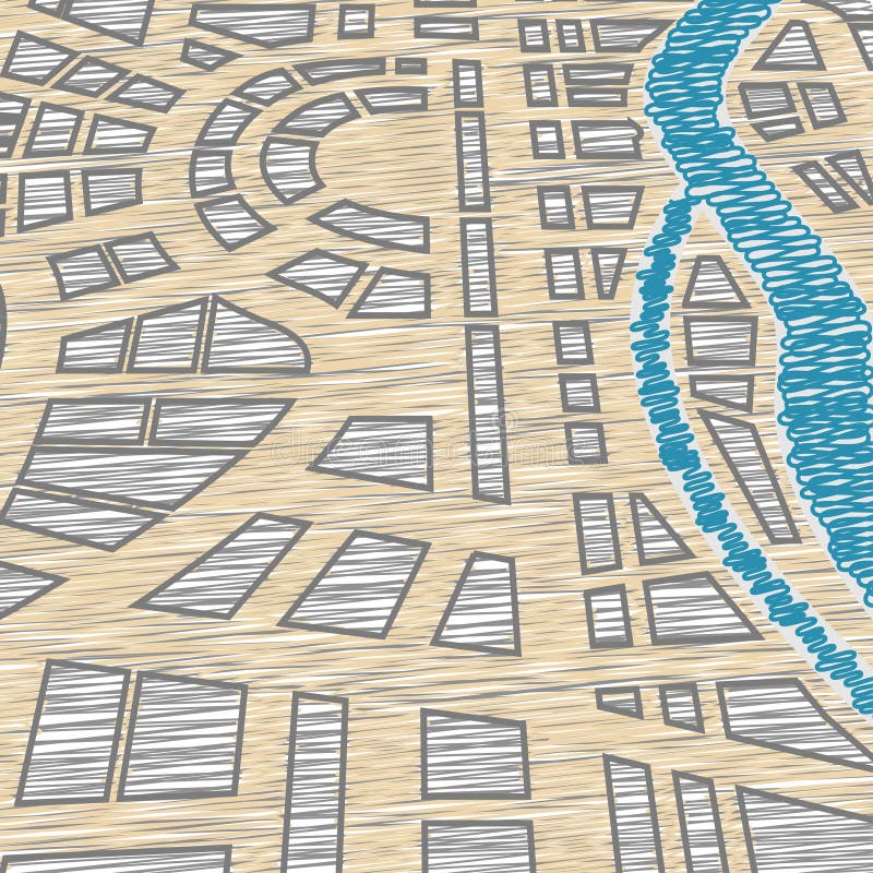 Background of city map stock vector. Illustration of center - 22104089