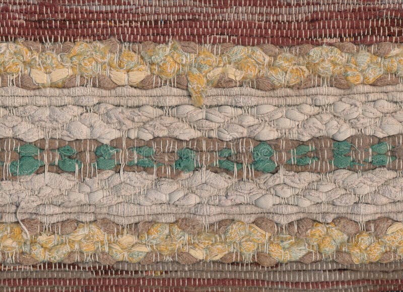 Background - Closeup Old Rag Rug Stock Image - Image of swedish, rustic ...