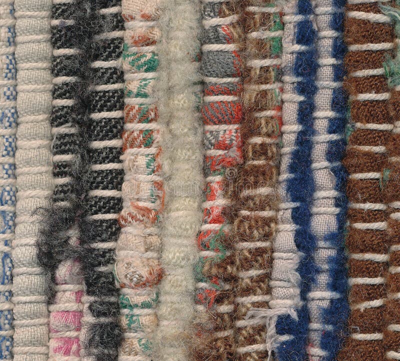Background - Closeup Old Rag Rug Stock Photo - Image of colourful ...