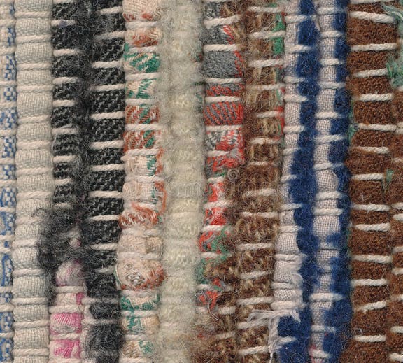 Background - Closeup Old Rag Rug Stock Photo - Image of colourful ...