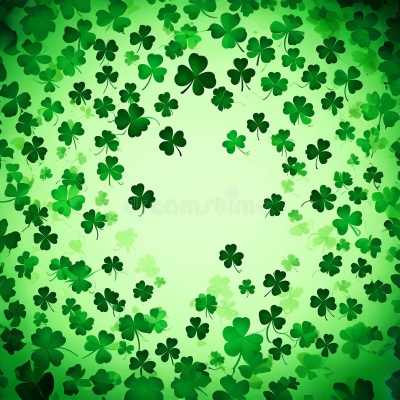 Background from Clover Petals. Stock Illustration - Illustration of ...