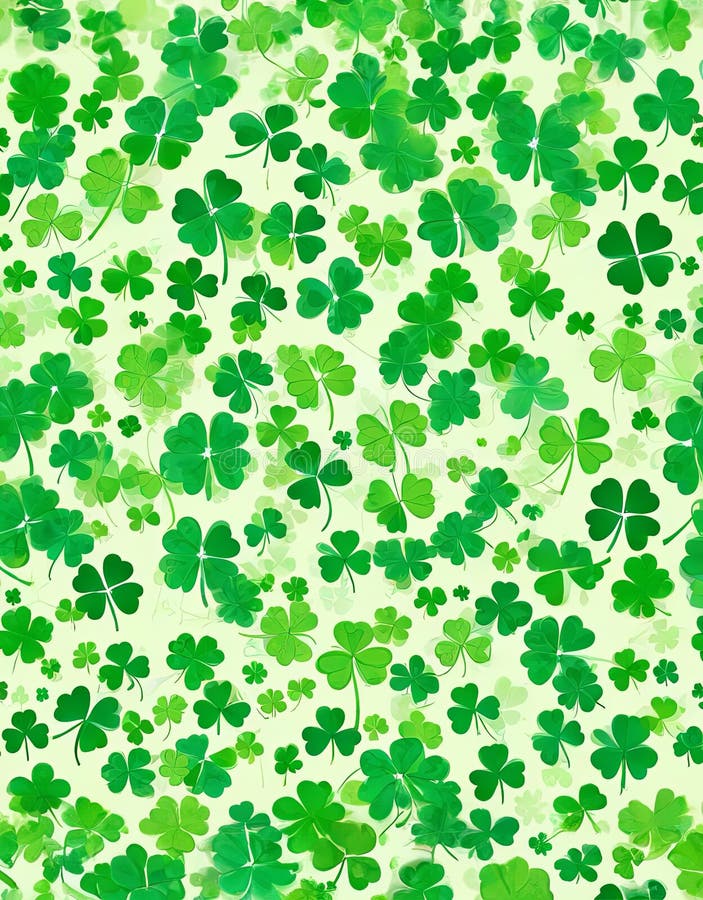 Background from Clover Petals. Stock Illustration - Illustration of ...