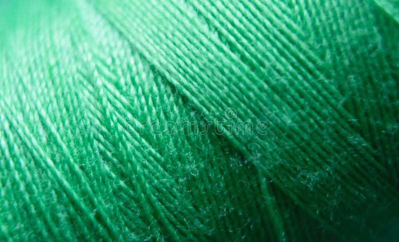 Background Coil of Green Threads Stock Image - Image of single ...