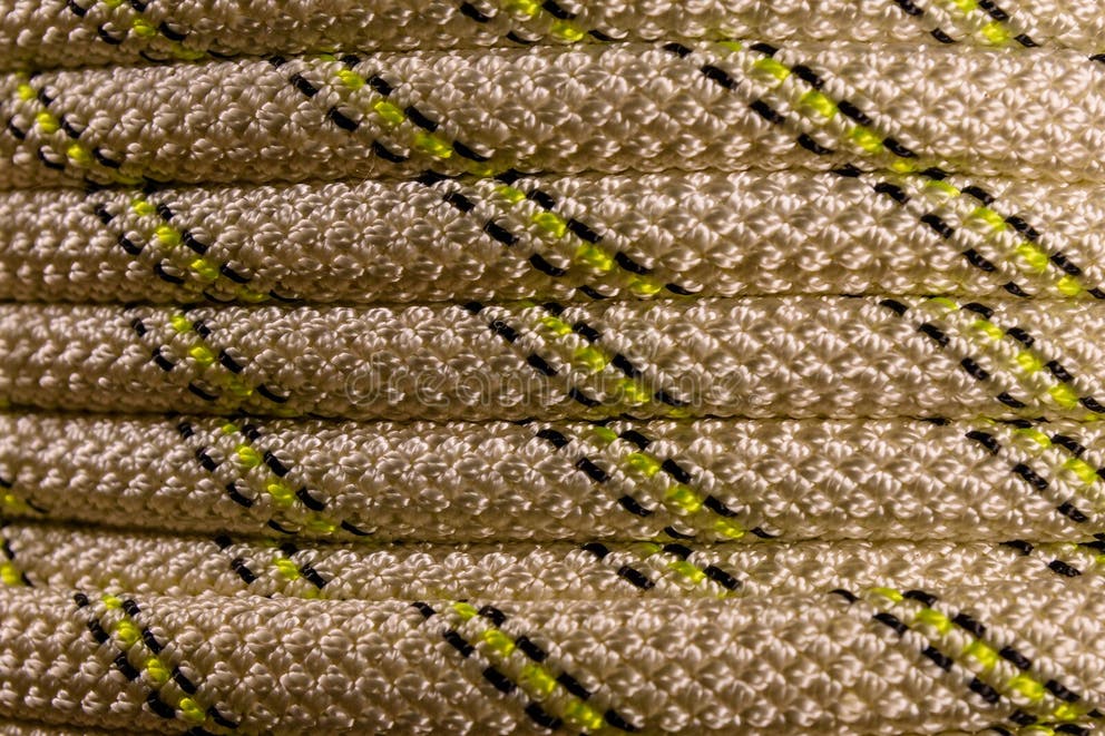 Background of the Coiled Climbing Rope Stock Image - Image of concept ...