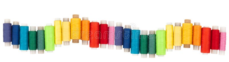 Background with Coils of Threads Stock Photo - Image of multi ...