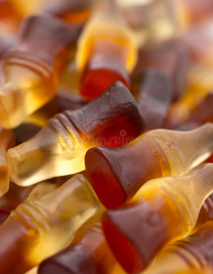 Cola Flavored Gummies stock photo. Image of flavor, group - 119661642