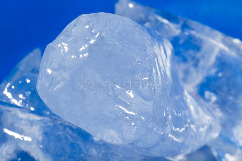 Background of Cold Blue Ice Stock Image - Image of background, liquid ...