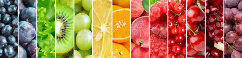 Background of Color Fresh Fruits Stock Photo - Image of food, organic ...