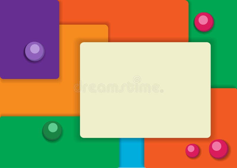 Background from Color Shapes with Space for Text Stock Illustration ...