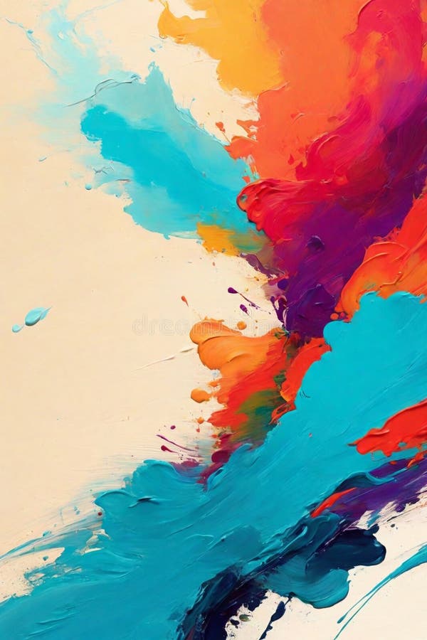 Background with Color Splash. AI Stock Illustration - Illustration of ...