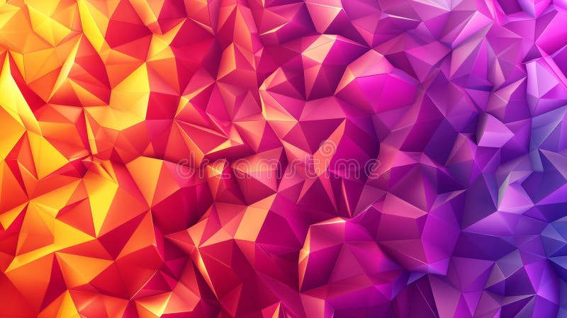 Background with Color Triangles, Geometric Pattern with Polygons Stock ...