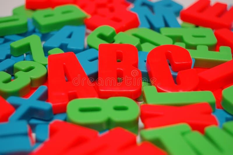 Background from Colored Alphabet Stock Image - Image of preschool, mind ...