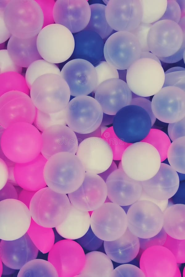 Background of Colored Balls of the Same Size, Texture Muted Soft Tones ...