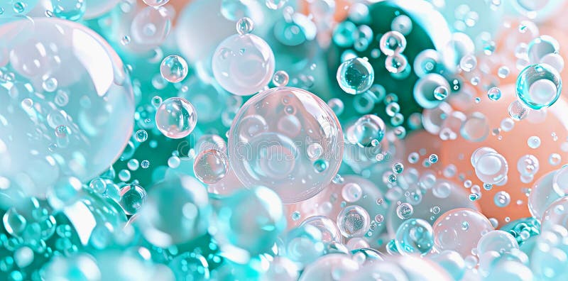 Background of Colored Bubbles. Calming Rhythms Stock Photo - Image of ...