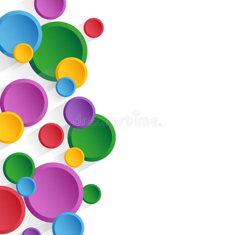 Background colored circles stock vector. Illustration of effect - 84595860