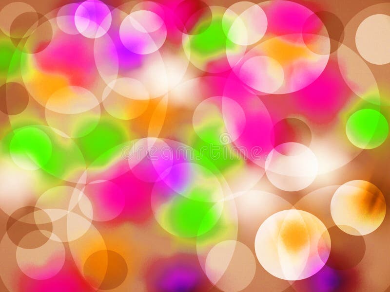 Background. Colored Circles Stock Illustration - Illustration of ...