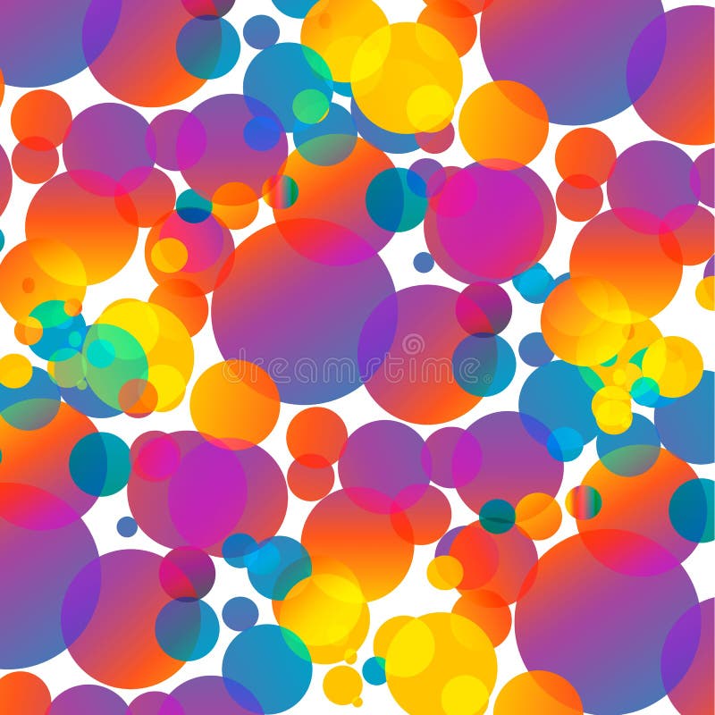 Background with Colored Circles Stock Vector - Illustration of backdrop ...