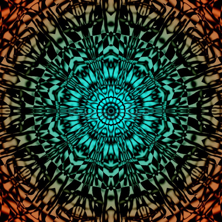 Background Colored Circles Mandala, Infinity Patterns,illustration ...