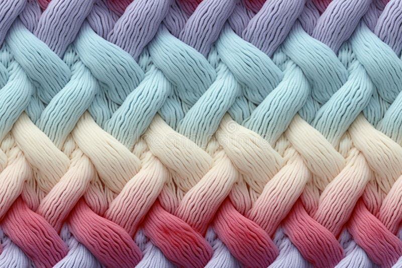 Background with Colored Knitted Pattern. Texture of Wool Fabric Stock ...