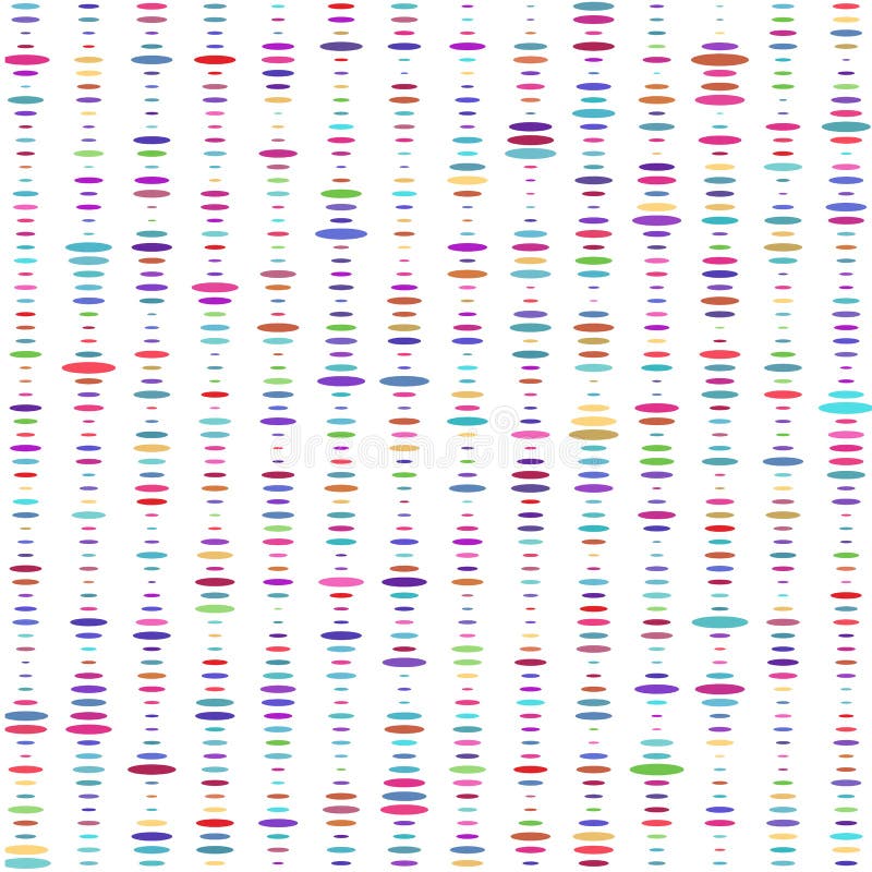 The Background of Colored Ovals of Variable Sizes Have Different ...