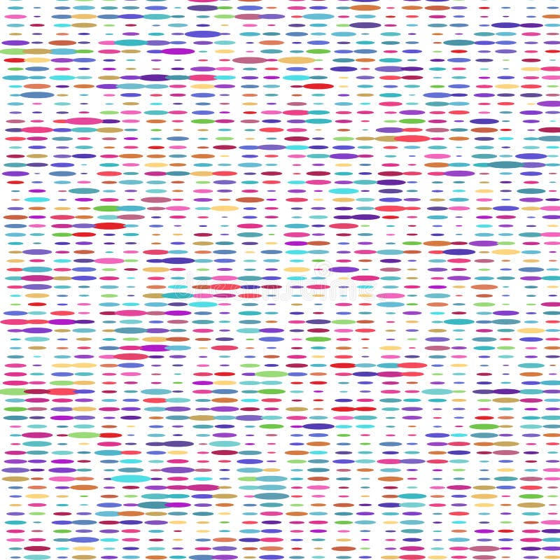 The Background of Colored Ovals of Variable Sizes Have Different ...