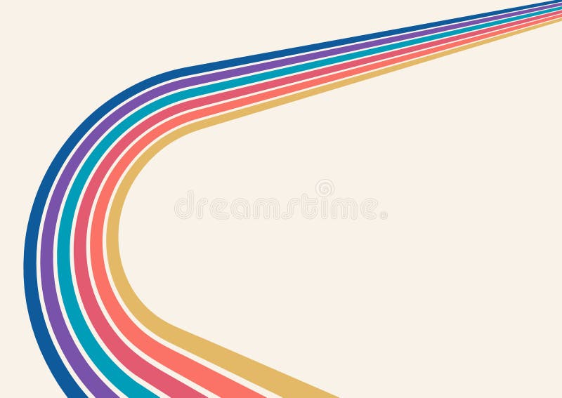 Background with Colored Parallel Lines. Colored Stripes Stock Vector ...