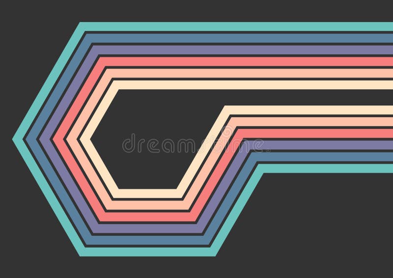 Background with Colored Parallel Lines. Colored Stripes Stock Vector ...