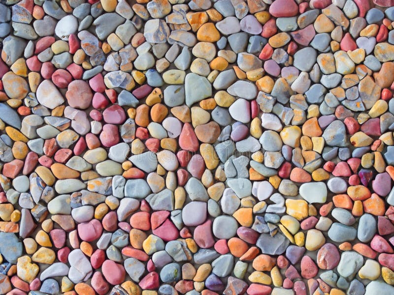Background of Colored Pebbles on the Beach Stock Illustration ...