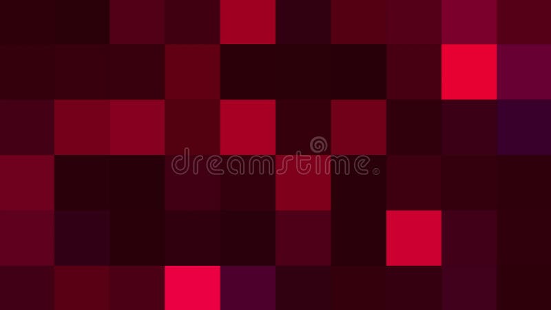Background of Colored Pixel Squares. Motion. Square Background in Retro ...