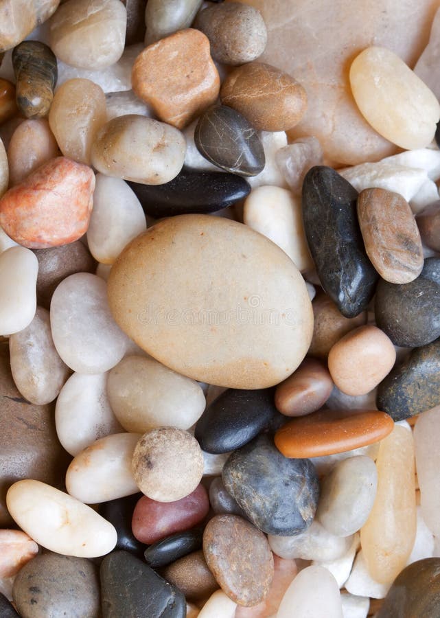 Colored round sea pebbles stock photo. Image of closeup - 30161784