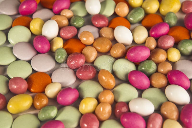 Background of Colored Small Sweet Candy Stock Image - Image of sphere ...