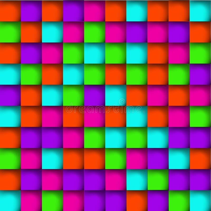 Background colored square stock vector. Illustration of geometrical ...