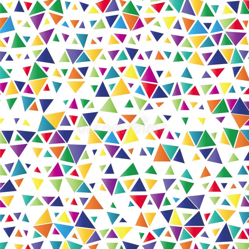 Colored Triangles Shapes and Blurs Abstract Background Stock ...
