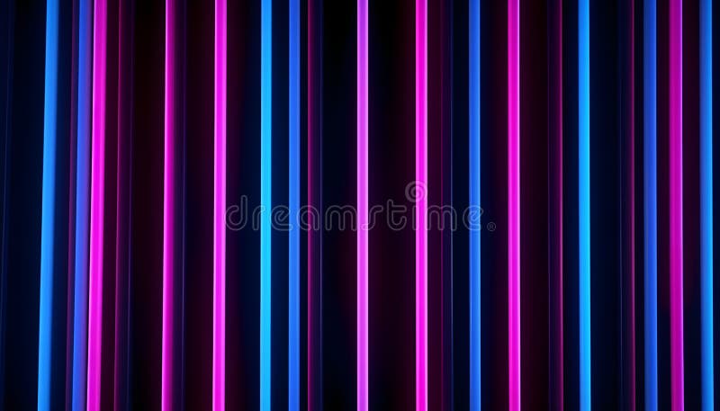 Abstract Background with Vertical Neon Lines. AI Generated Stock ...