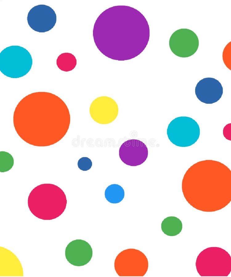 Background colorful dots stock illustration. Illustration of pink ...
