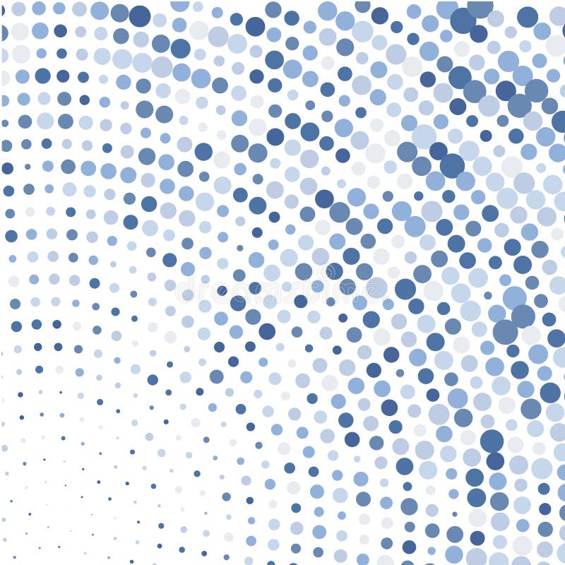 The Background of Colorful Dots of Different Sizes Has a Shifted Center ...