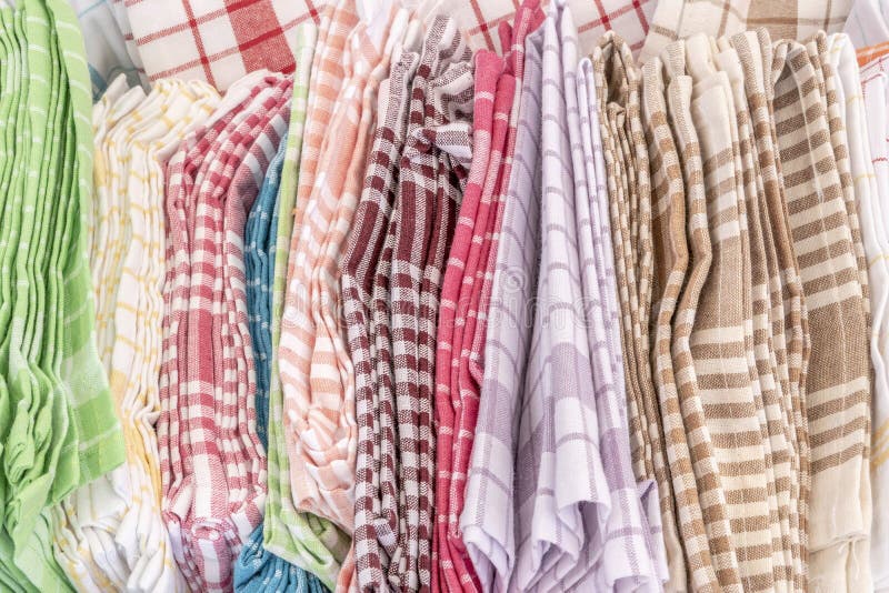 Folded cotton fabric stock image. Image of woven, cloth - 14016413