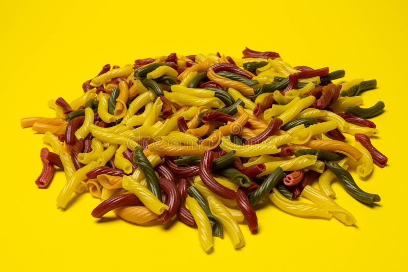 Background of Colorful Italian Pasta. Culinary Backdrop, Food Texture ...