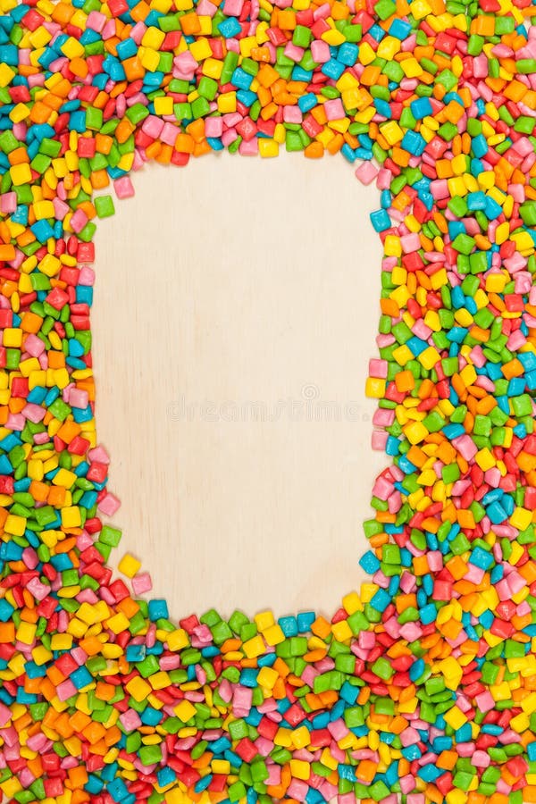 Background of Colorful Mini Chewing Gums Stock Photo - Image of blue ...