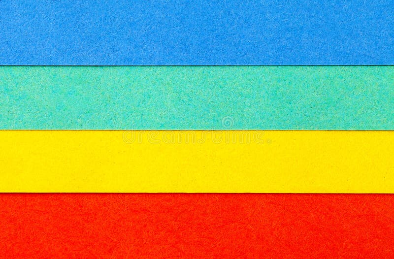 Background of Colorful Paper Parallel Horizontal Stripes Stock Image ...