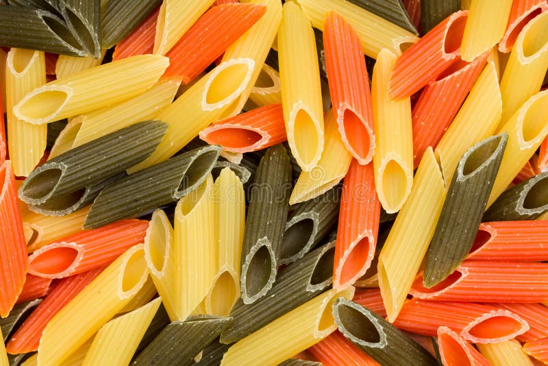 Colorful pasta stock photo. Image of dried, form, diet - 17445450