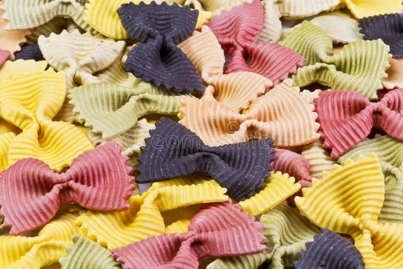 Background of Colorful Pasta Stock Image - Image of cooking, group ...