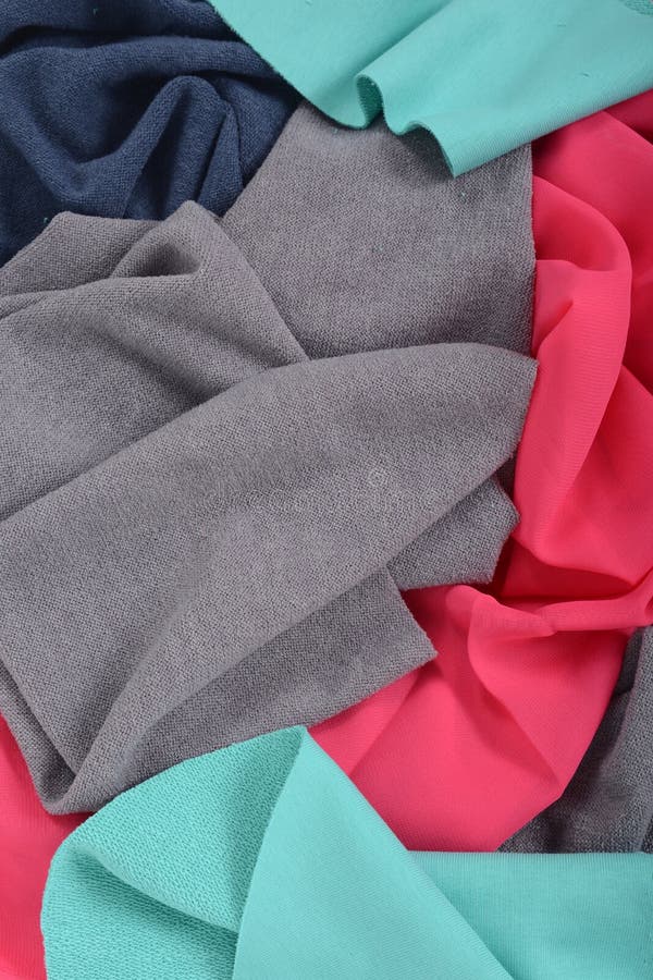 Background of Colorful Pieces Fabric.. Crop of Manual Work Stock Image ...