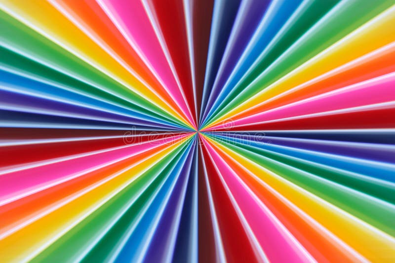 Background of Colorful Radial Rays Going from the Center. Soft F Stock ...
