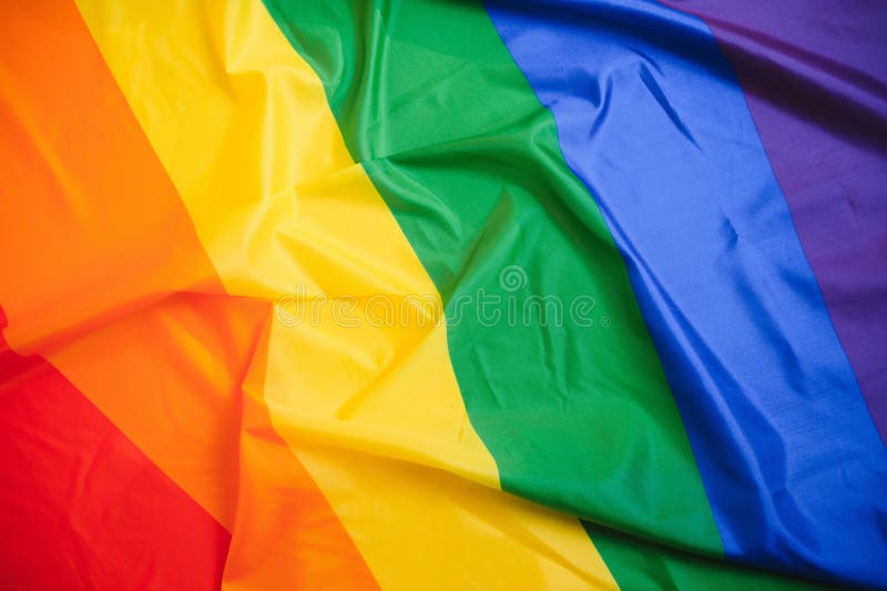 Background of Colorful Rainbow Flag Stock Photo - Image of freedom ...