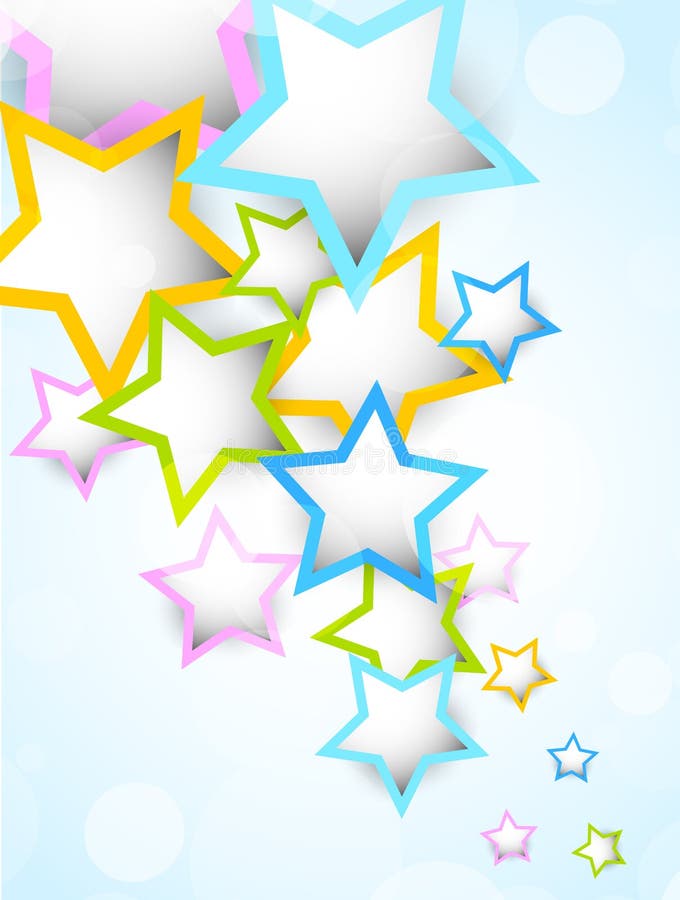 Rainbow stars stock vector. Illustration of artist, background - 11143251