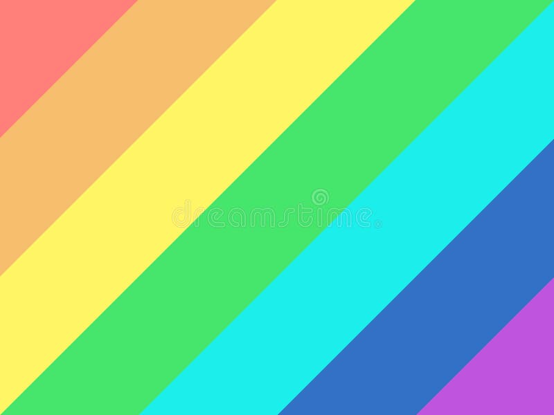 Background of Colorful Stripes. Rainbow Seven Colors Stock Vector ...