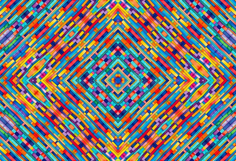 Background with Colorful Stripes and Rectangles, Abstract Multicolor ...