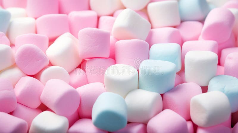 Background of Colorful Tasty Marshmallows Stock Image - Image of chewy ...