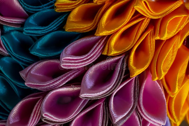 Background with Colorful Teardrop Leaves Stock Photo - Image of floral ...